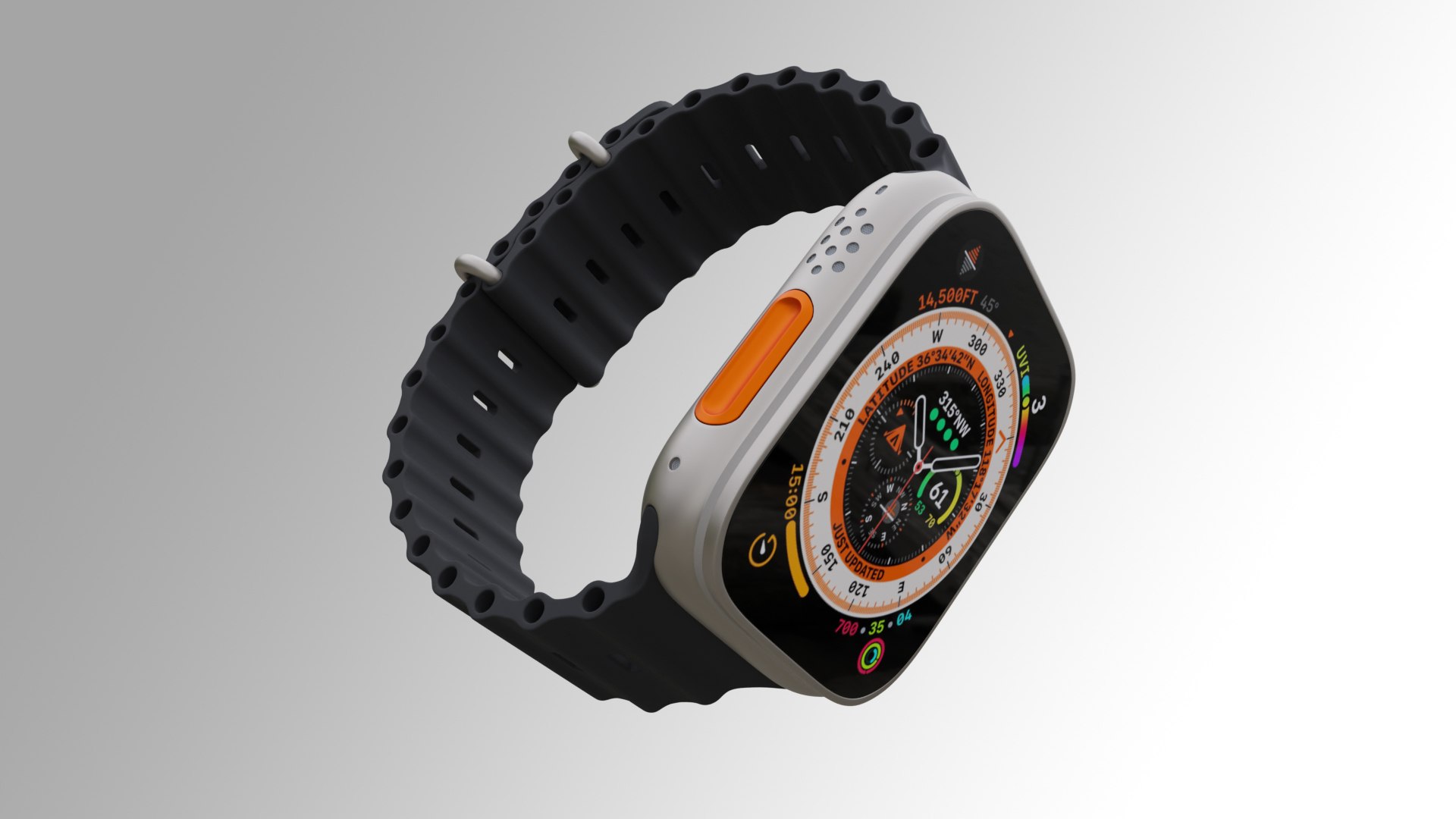 3D Apple Watch Ultra Model - TurboSquid 1957835