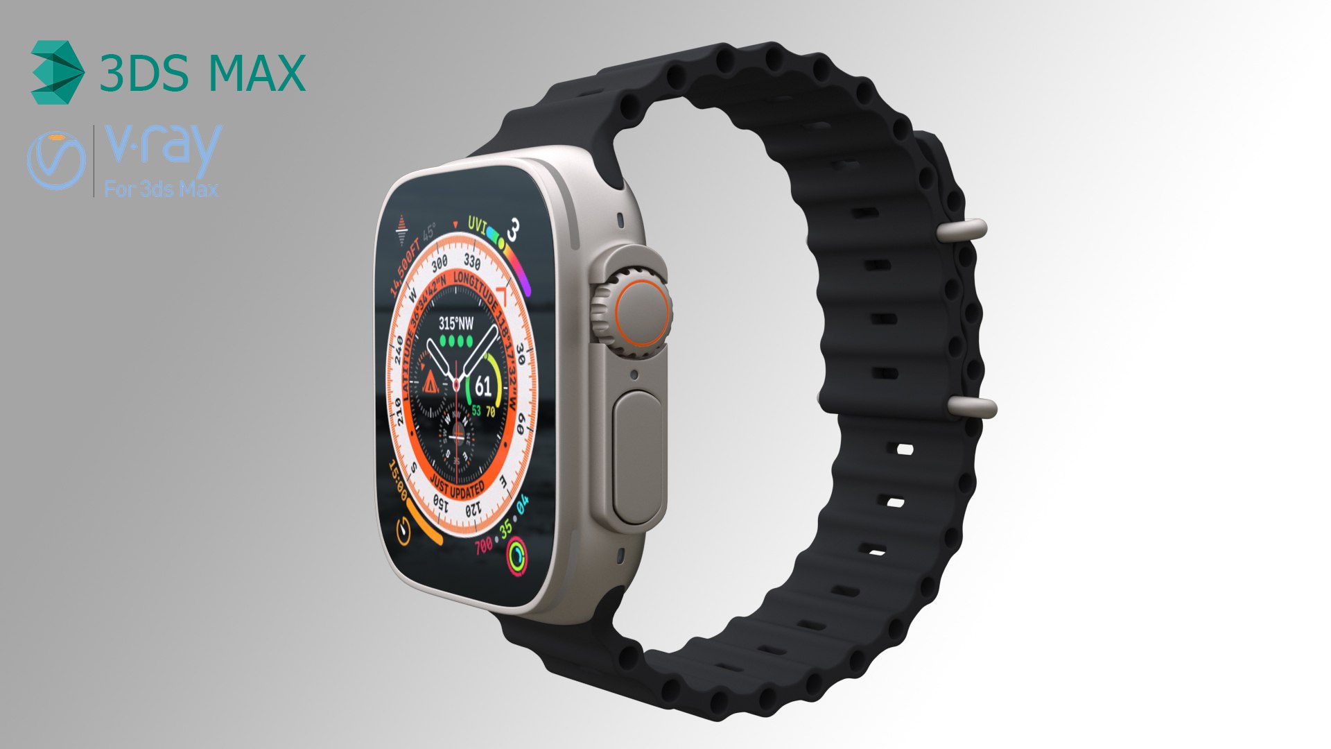 3D Apple Watch Ultra Model - TurboSquid 1957835