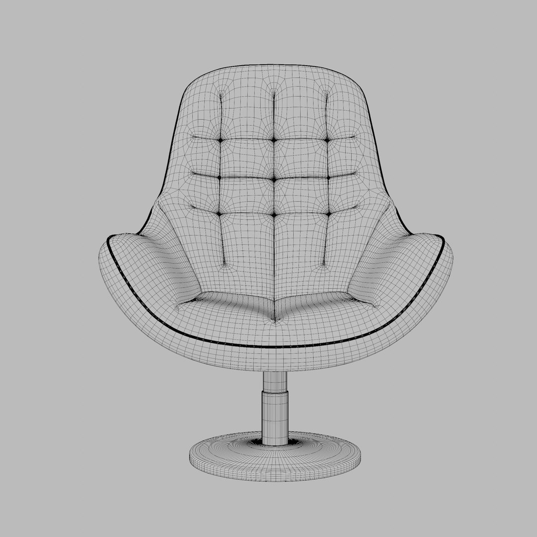 Leather Chair Model - TurboSquid 2260253