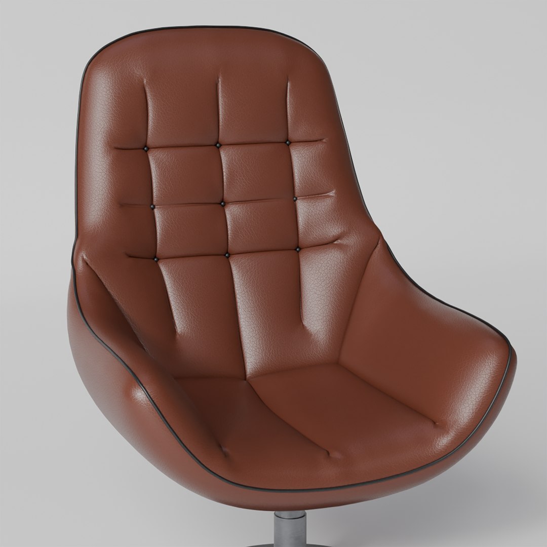Leather Chair Model - TurboSquid 2260253