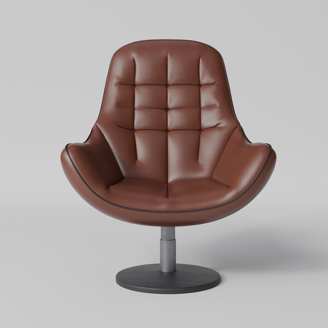 Leather Chair Model - TurboSquid 2260253