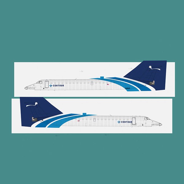 3D model CONTOUR EMBRAER ERJ 145 L1410 - TurboSquid 1749726