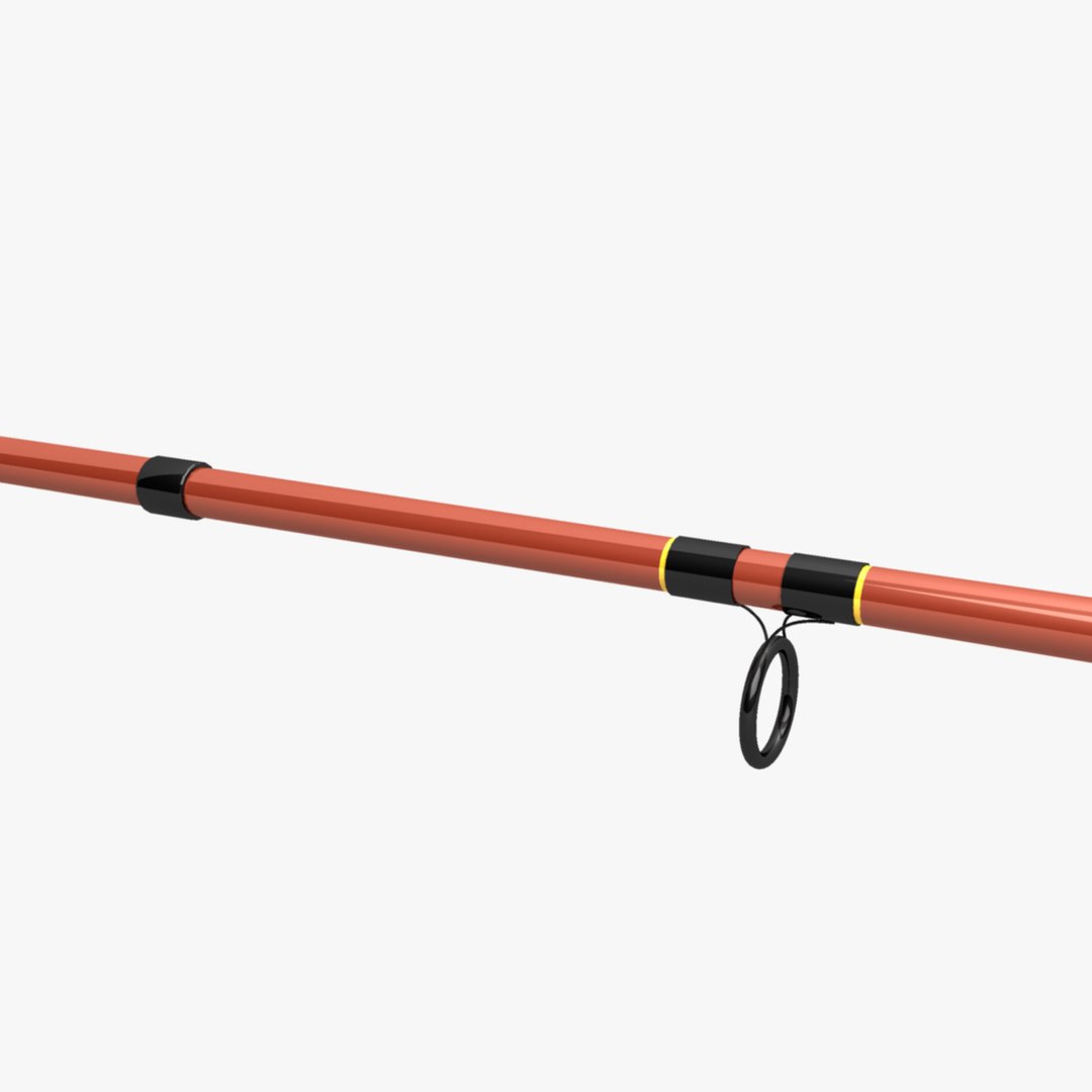 3d Saltwater Fishing Rod Reel Model