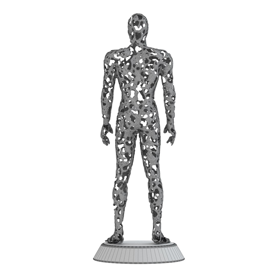 Men Metal Figurine 3D Model - TurboSquid 1570987