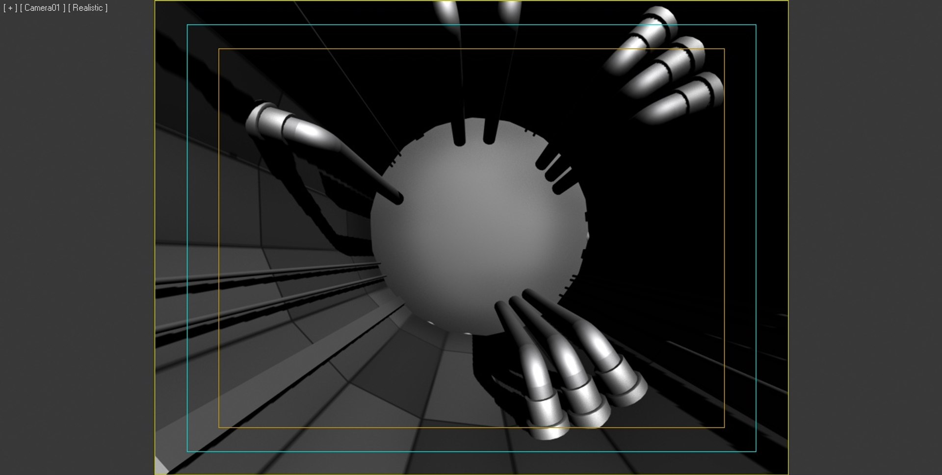 Tunnel Explosion 3d Model