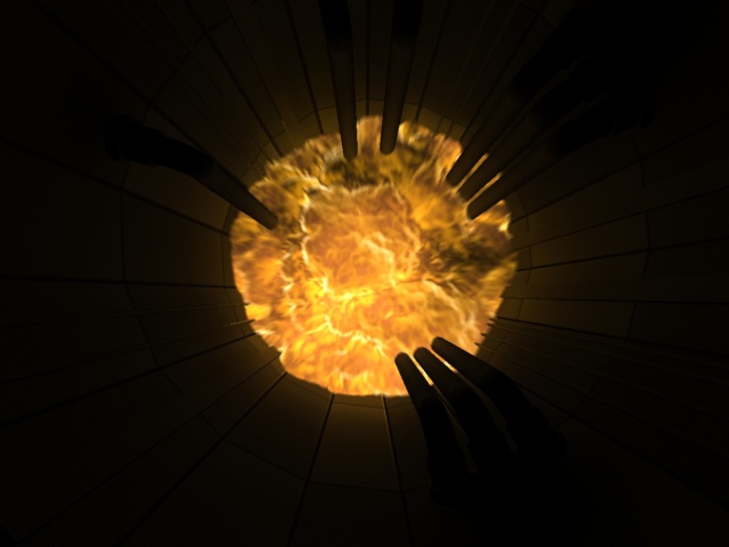 Tunnel Explosion 3d Model