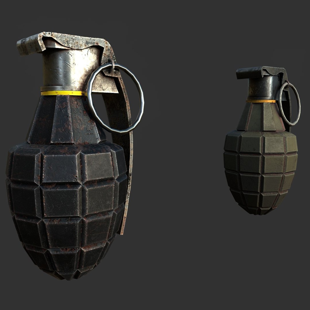 Grenade Weapon 3D Model - TurboSquid 1501956
