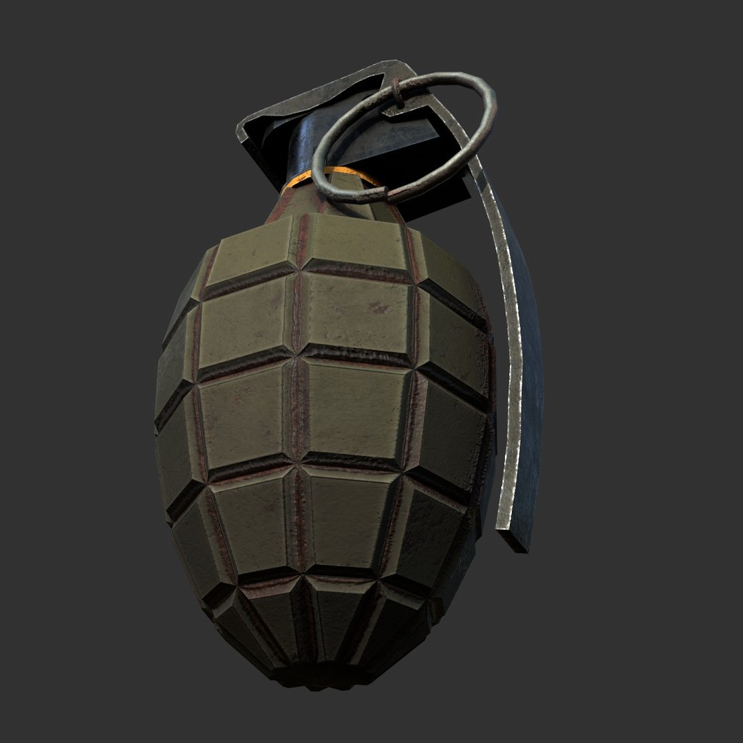 Grenade Weapon 3D Model - TurboSquid 1501956