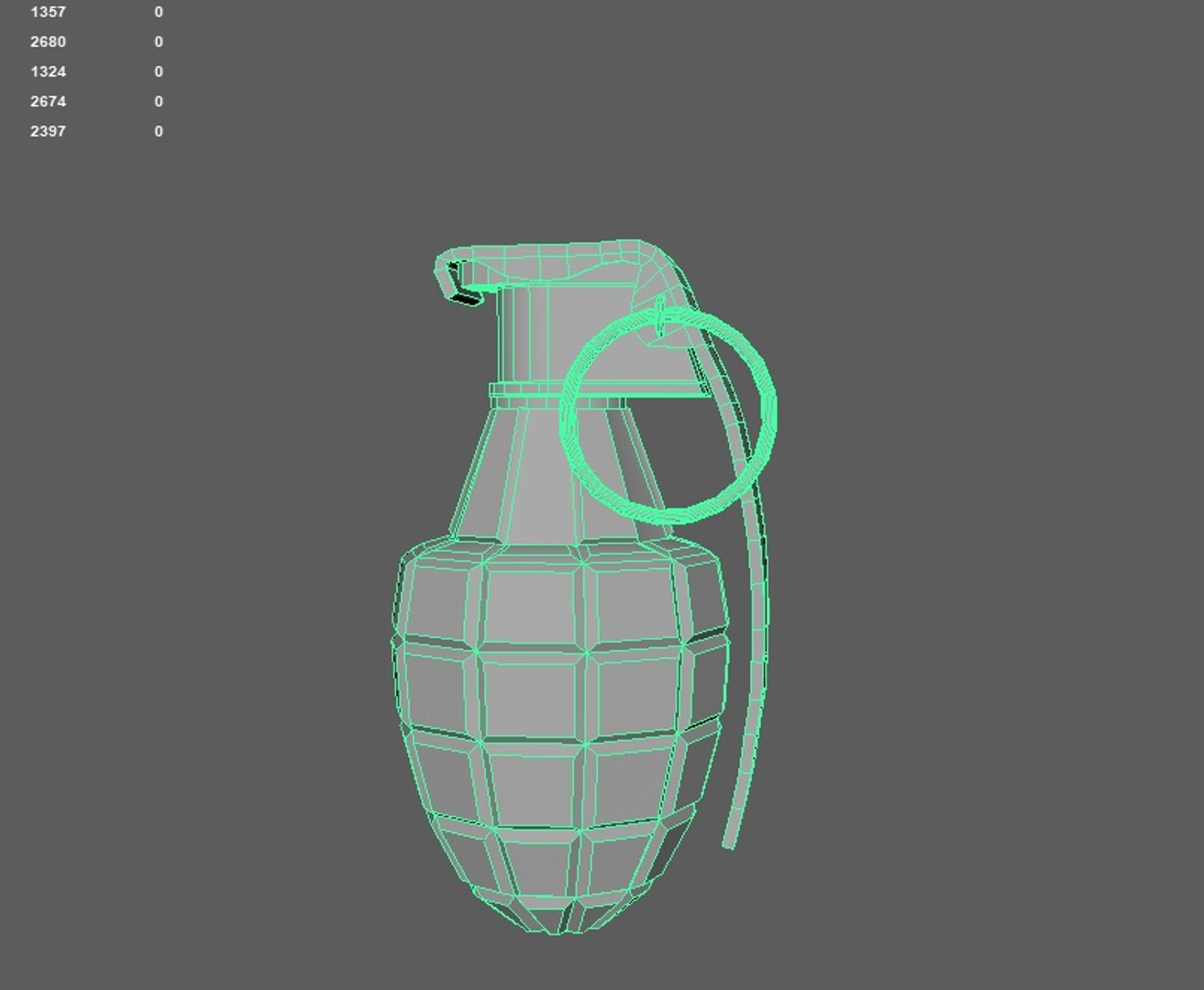 Grenade Weapon 3D Model - TurboSquid 1501956