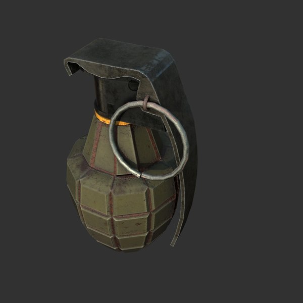Grenade weapon 3D model - TurboSquid 1501956