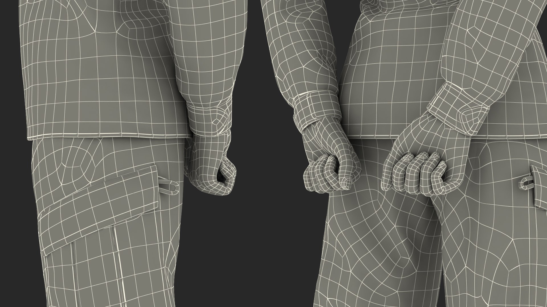 Female soldier military acu 3D model - TurboSquid 1695095