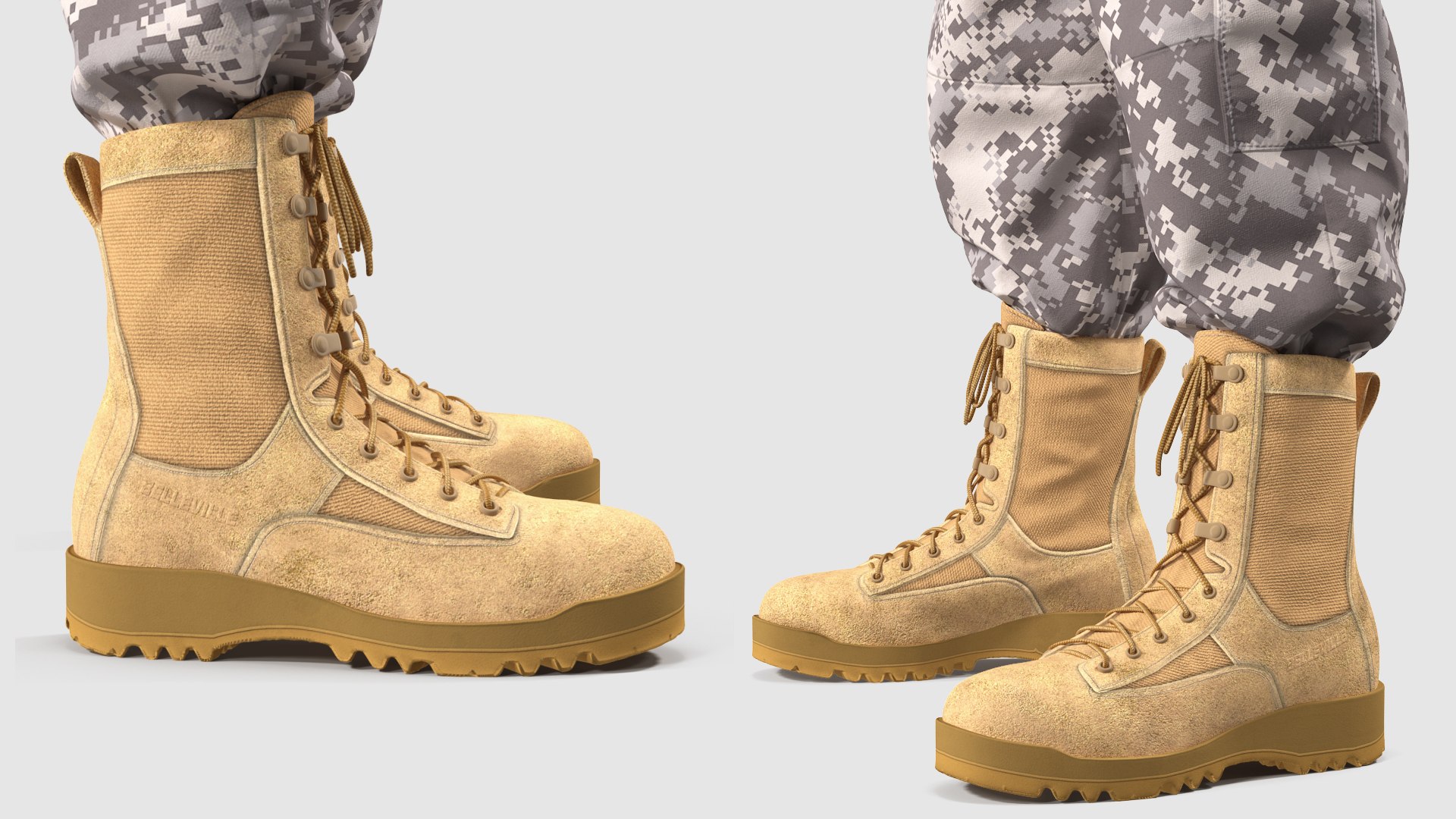 Female soldier military acu 3D model - TurboSquid 1695095