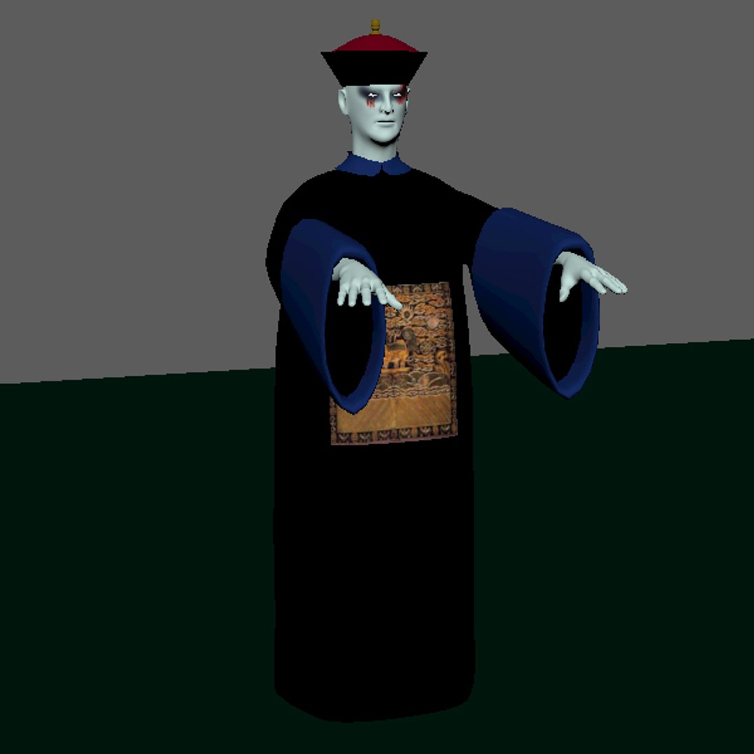 Chinese Zombie Model - TurboSquid 1271251