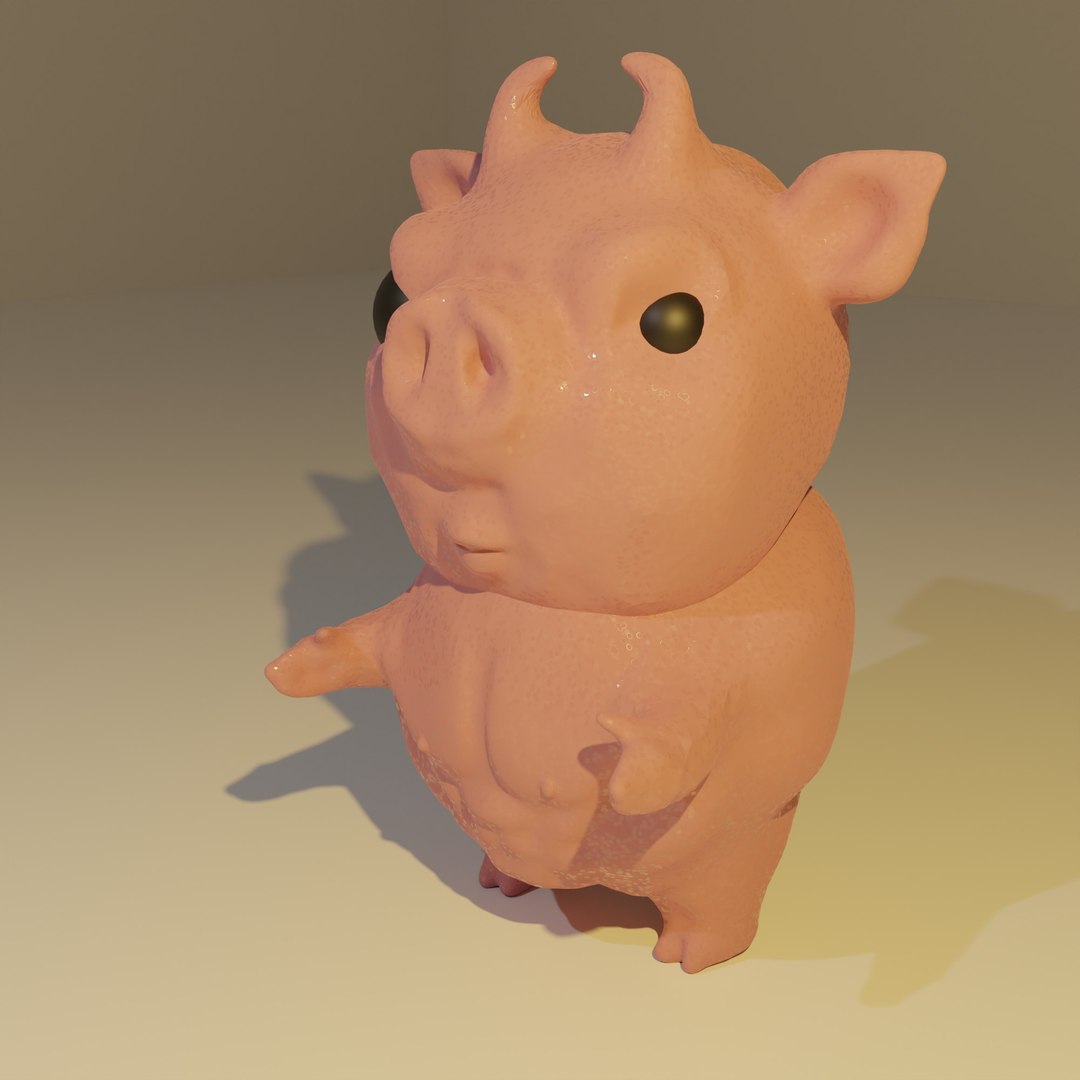Scary Demonic Pig 3D Model - TurboSquid 2182837