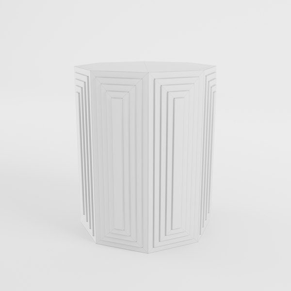 3D Wayfair Moore End Table - TurboSquid 1943773