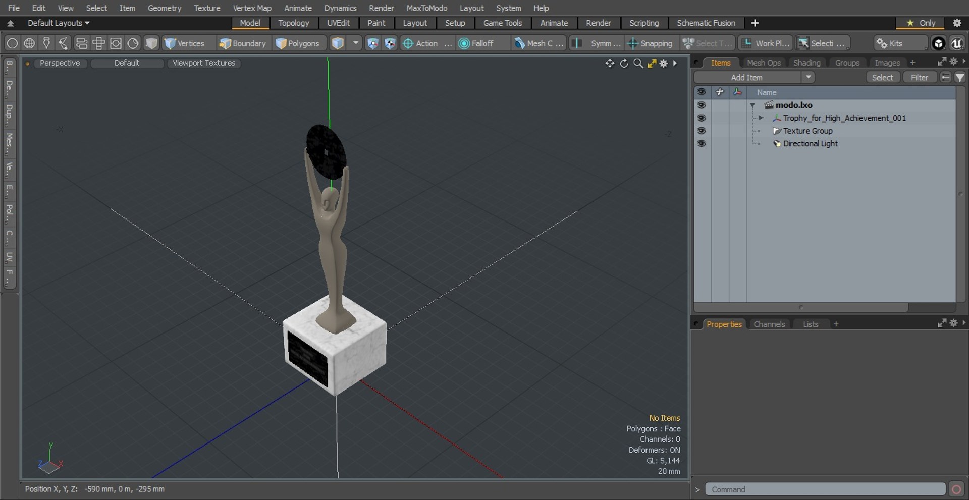 Trophy For High Achievement 3D - TurboSquid 2045424