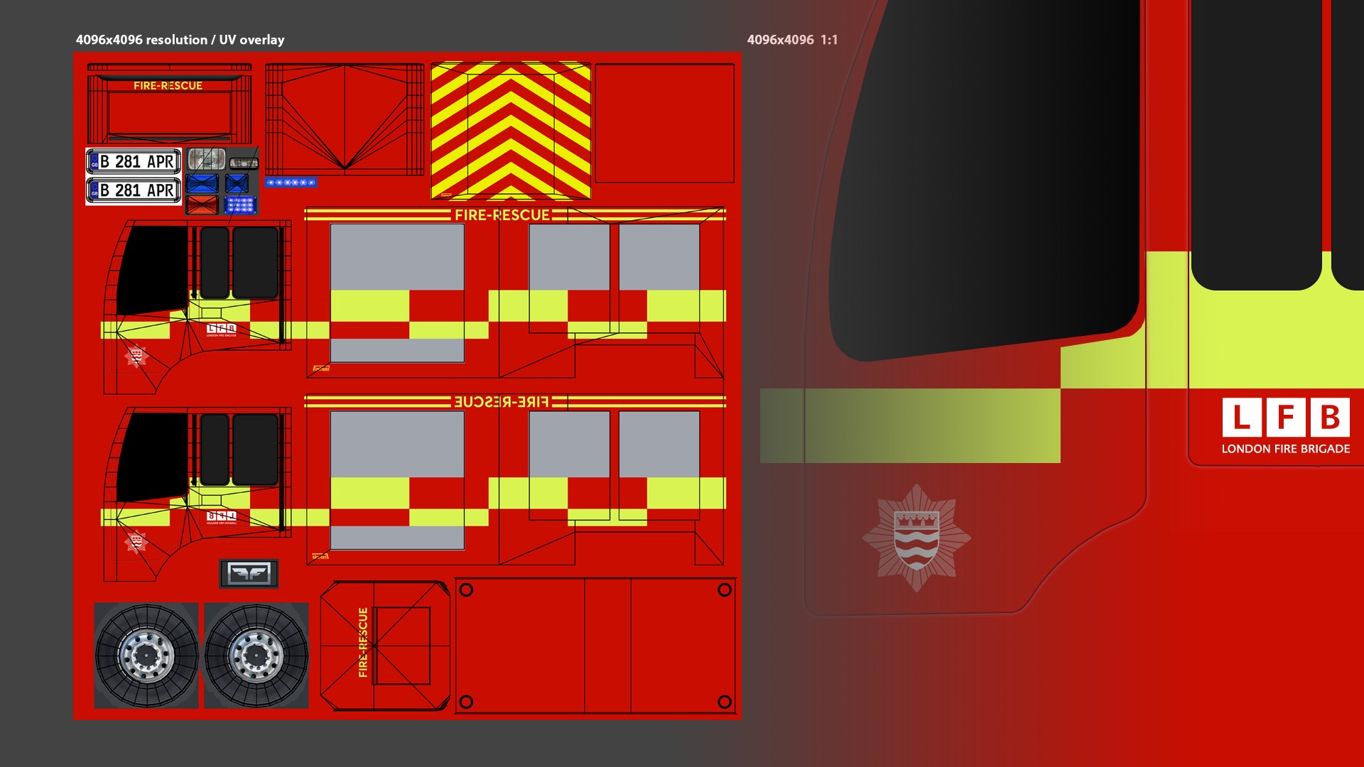 3D England Uk Firetruck - TurboSquid 1475571