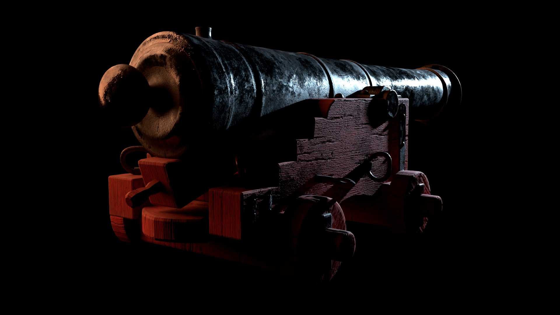 Boat Cannon 3D - TurboSquid 2015552
