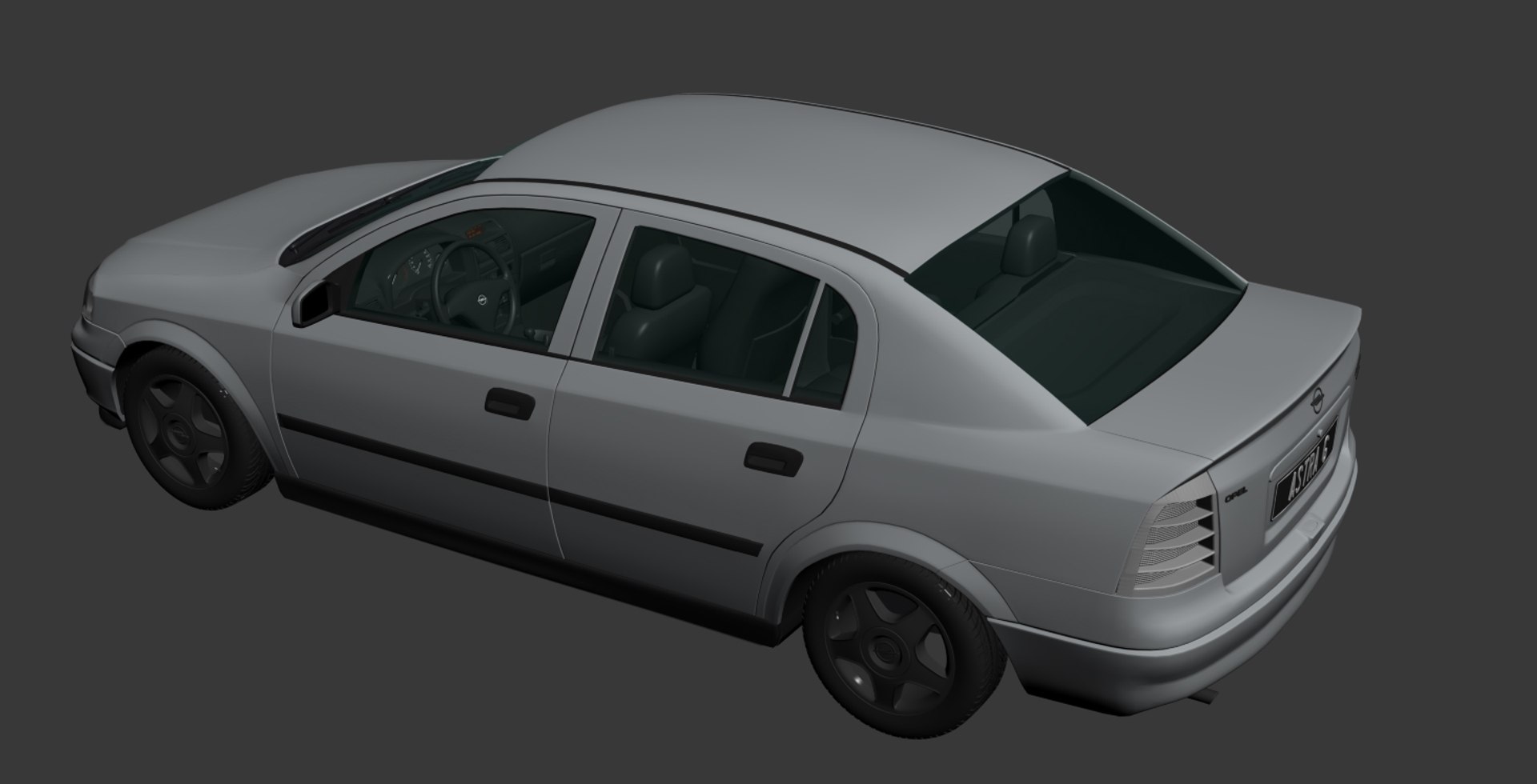 3D Opel Astra G Sedan Model - TurboSquid 2135919