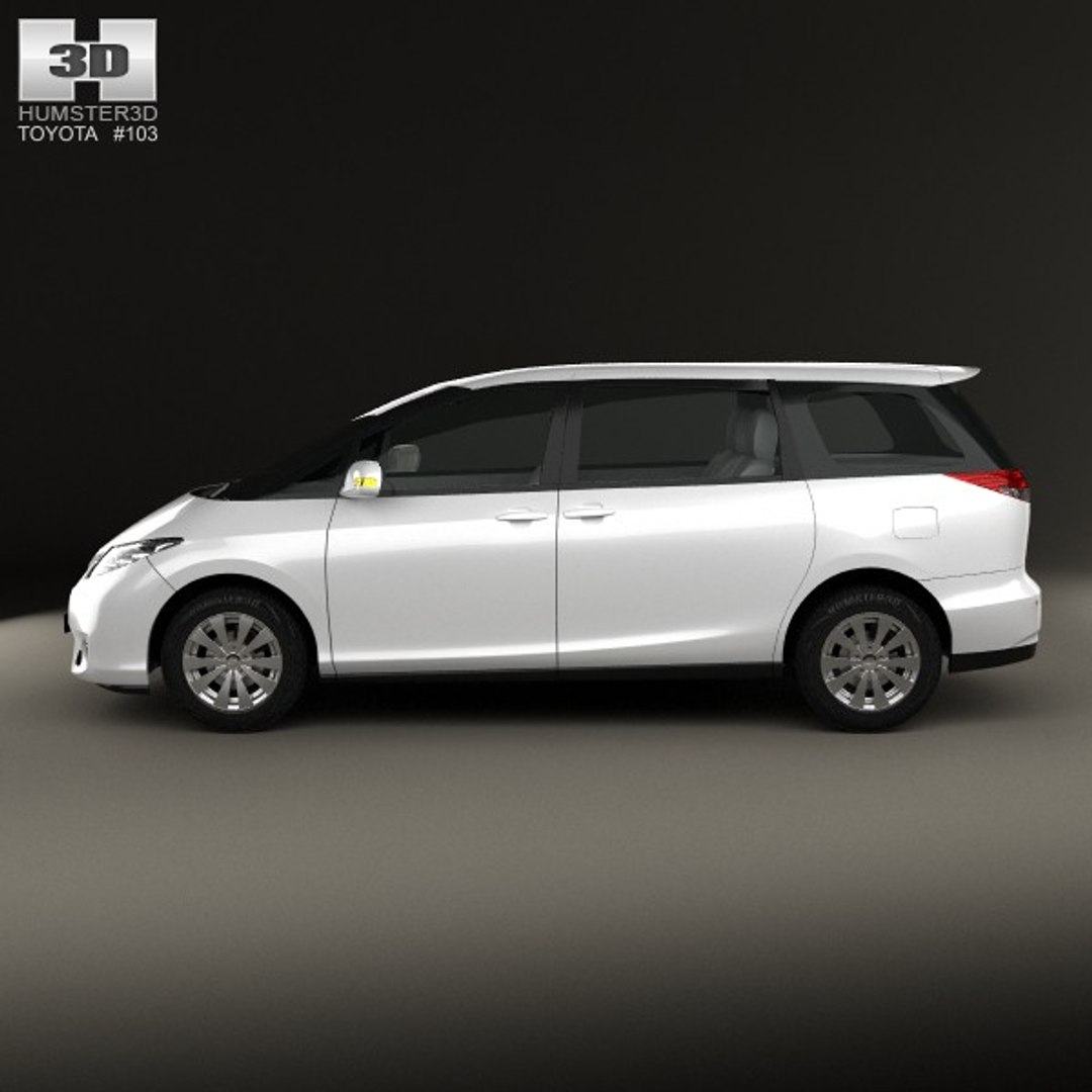 3d toyota previa 2013