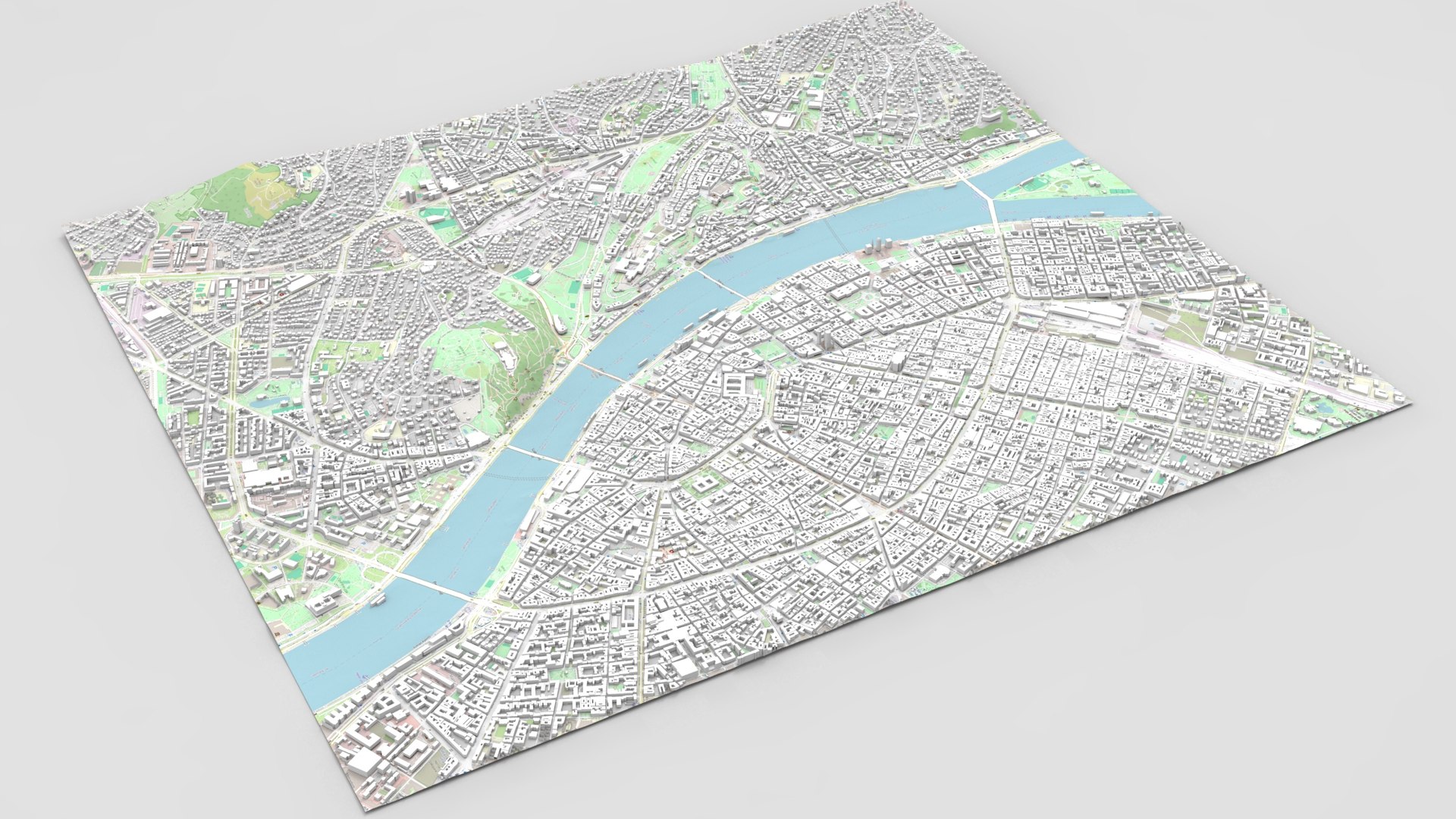 3D Cityscape Budapest Hungary - TurboSquid 2252478