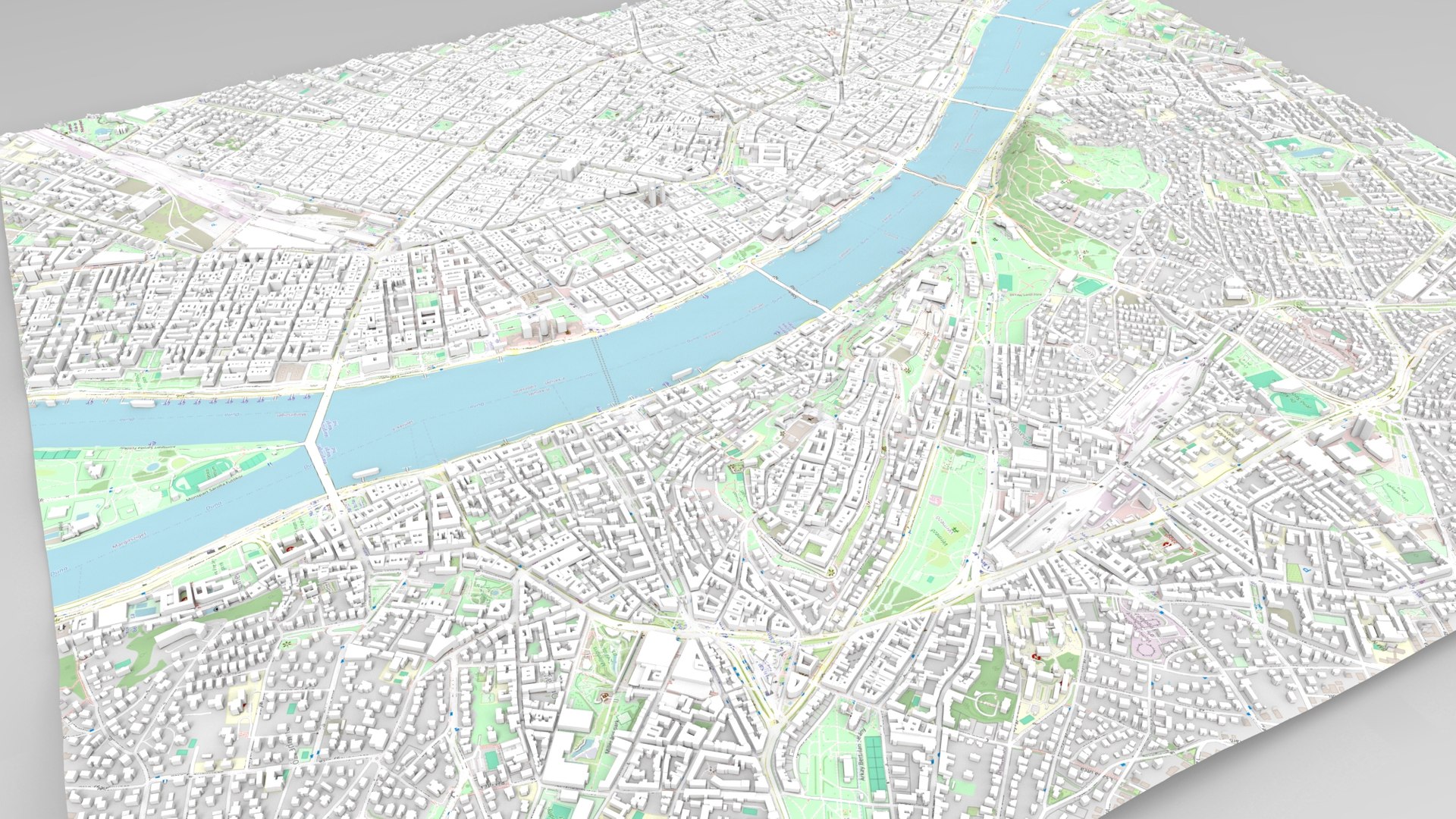 3D Cityscape Budapest Hungary - TurboSquid 2252478
