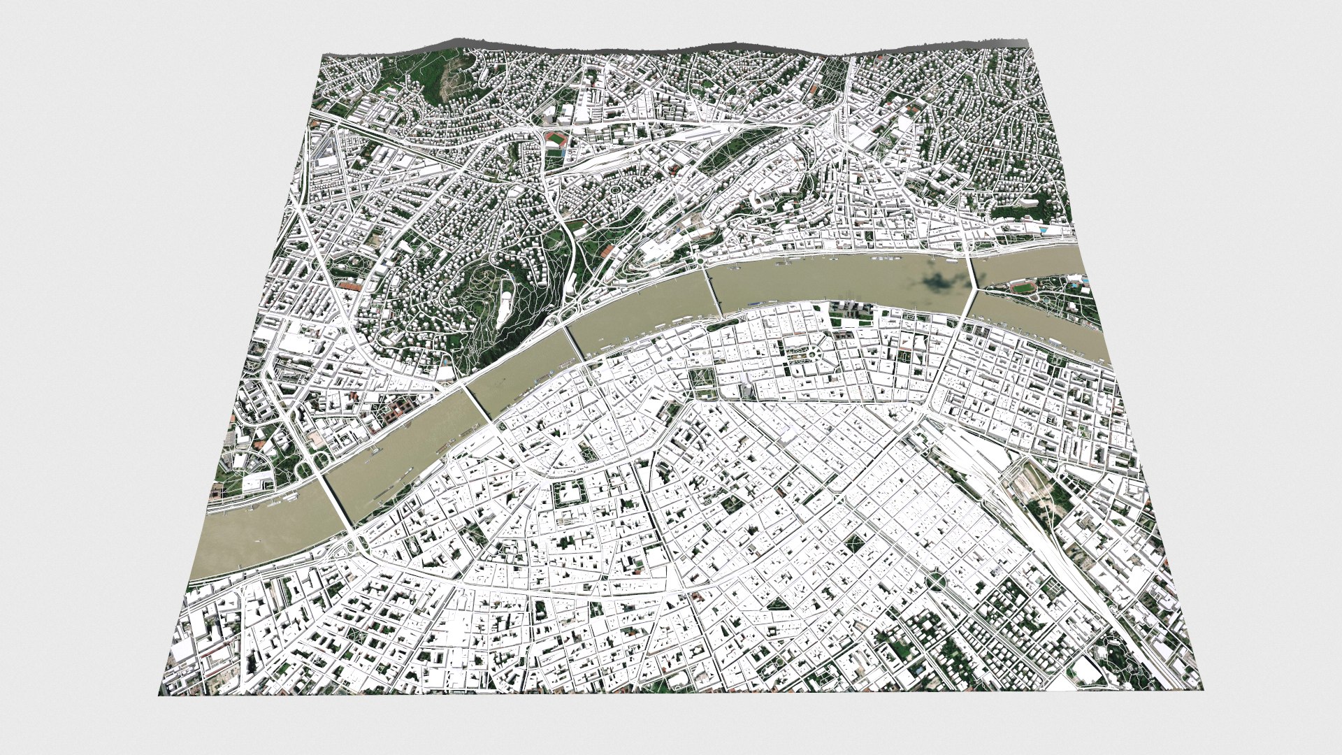 3D Cityscape Budapest Hungary - TurboSquid 2252478