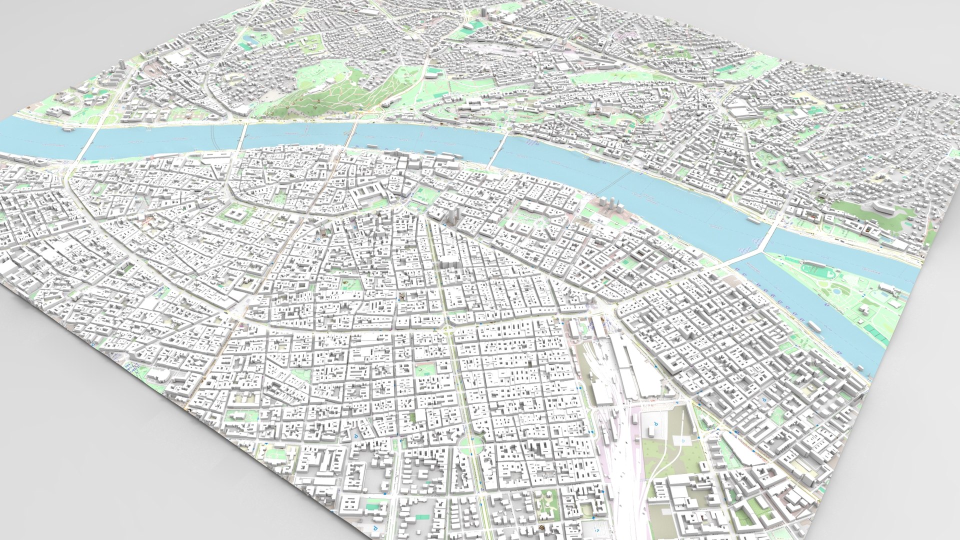 3D Cityscape Budapest Hungary - TurboSquid 2252478