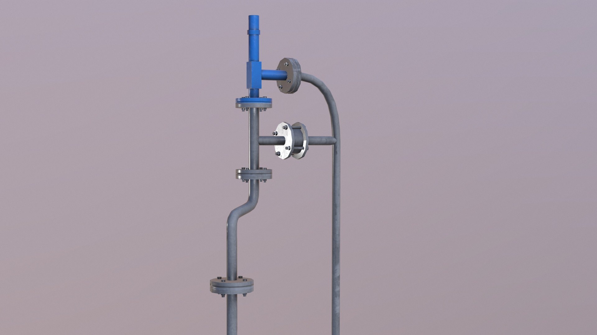 3D Flange And Pipe Connection - TurboSquid 2291521