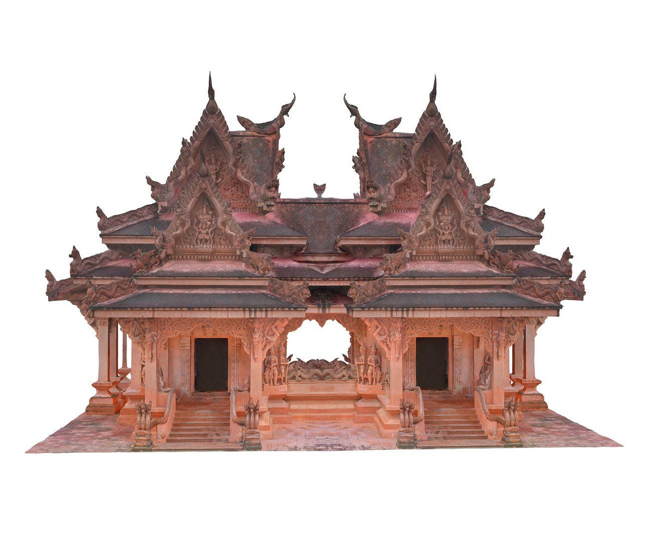 Ancient Temple Model - TurboSquid 1252047