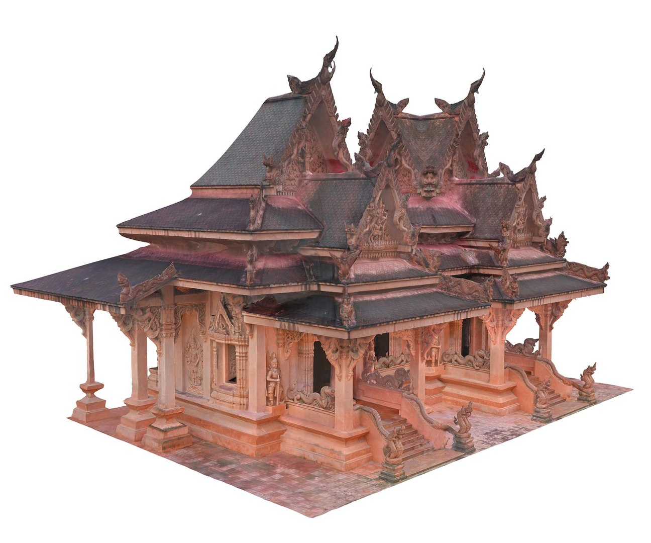 Ancient Temple Model - TurboSquid 1252047