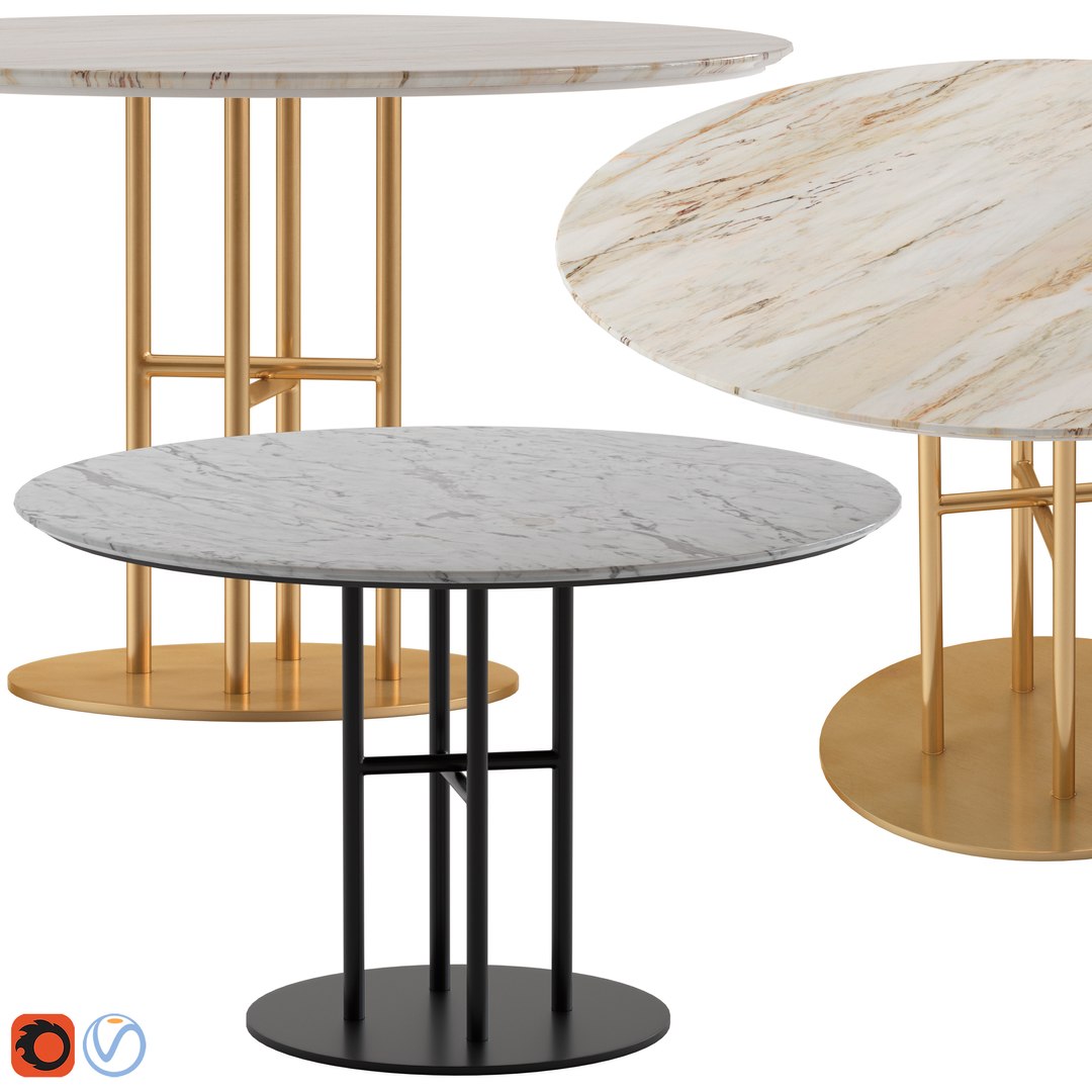 Coco Republic Flex Table 3D - TurboSquid 2166692