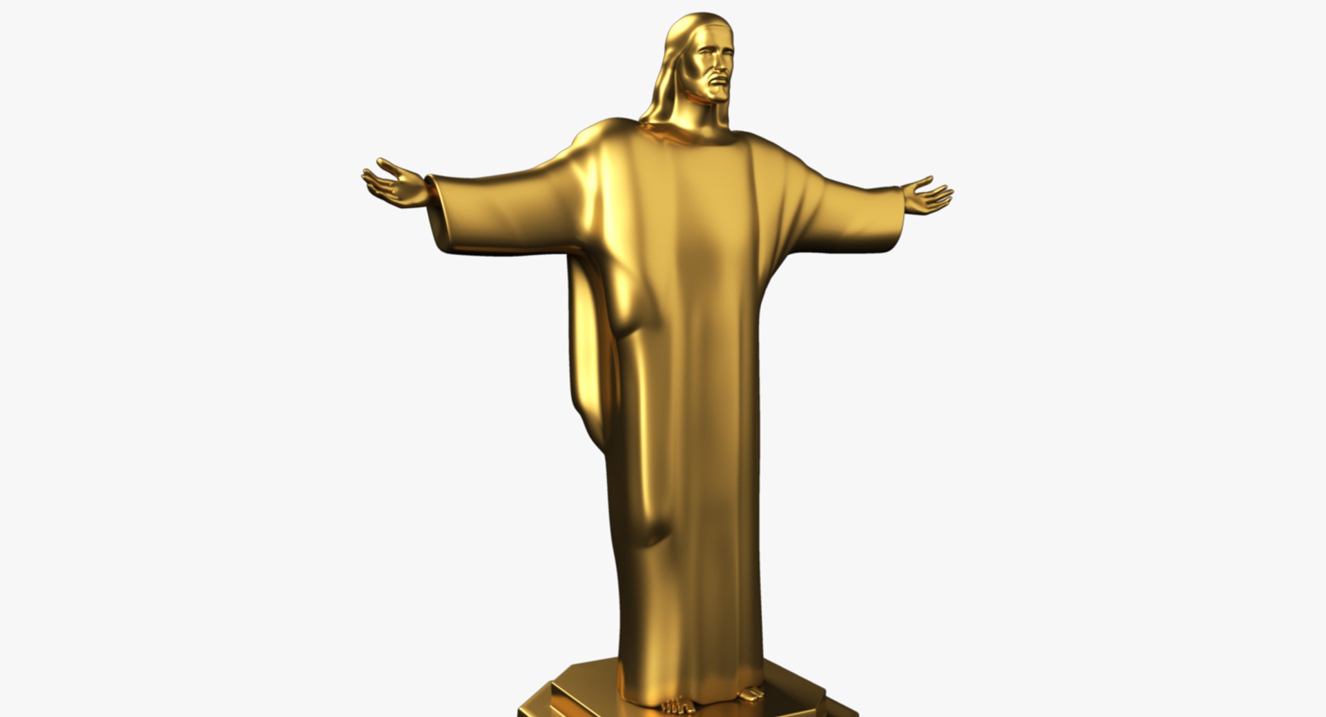 3d Jesus Christ Statue Model