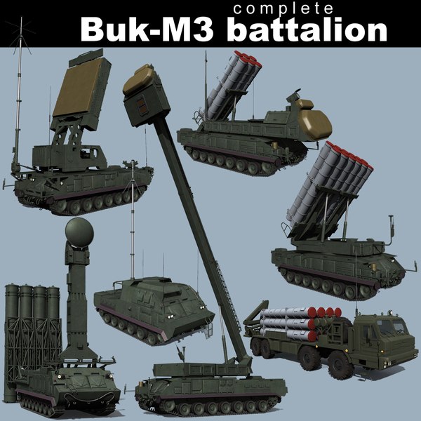 russian sa-11 gadfly sa-17 grizzly 3d model
