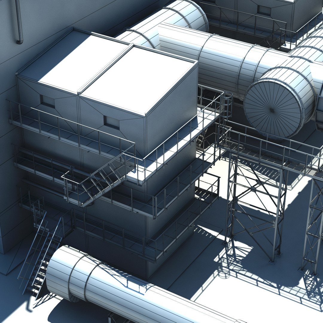 3d Gas Condensate Refinery Model
