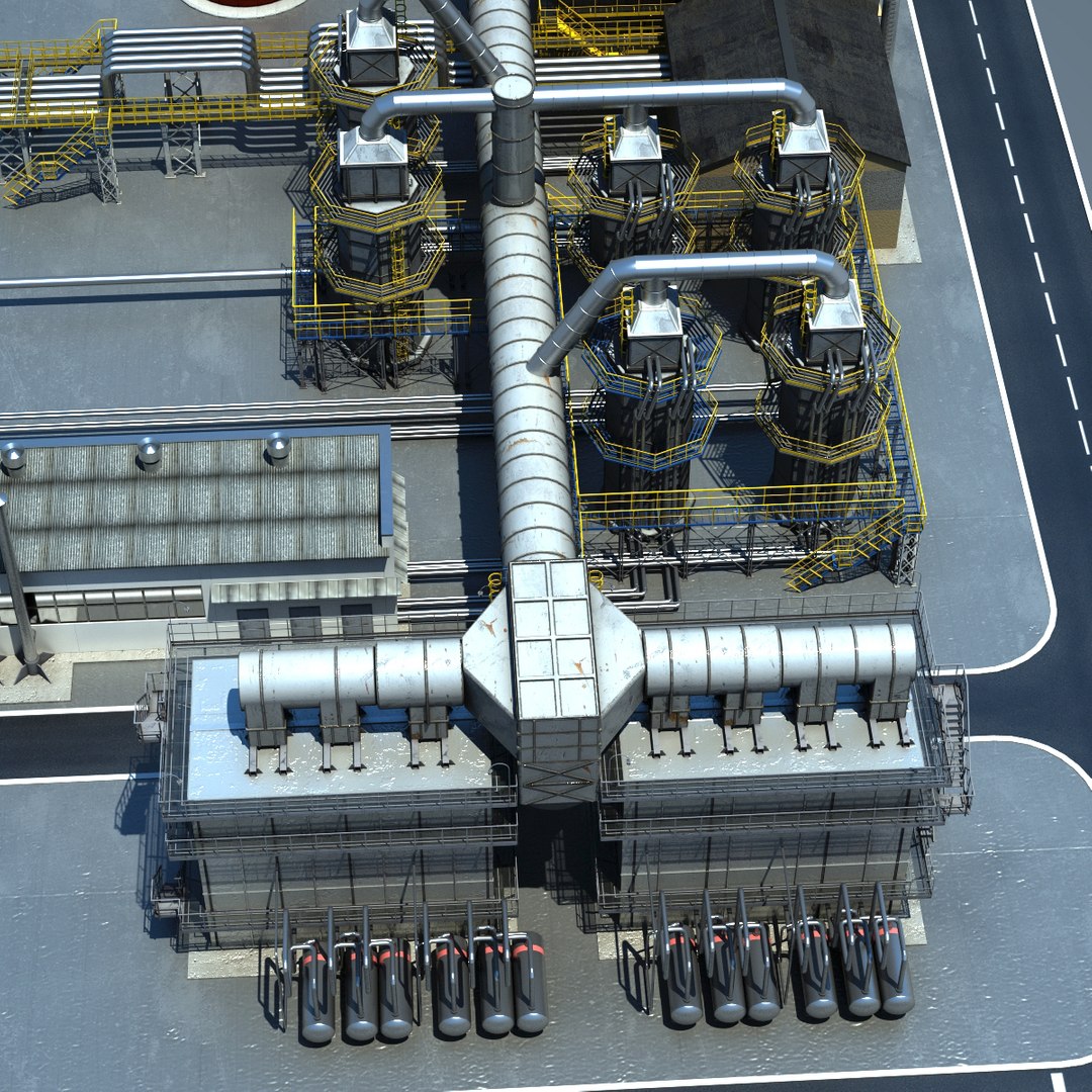 3d Gas Condensate Refinery Model