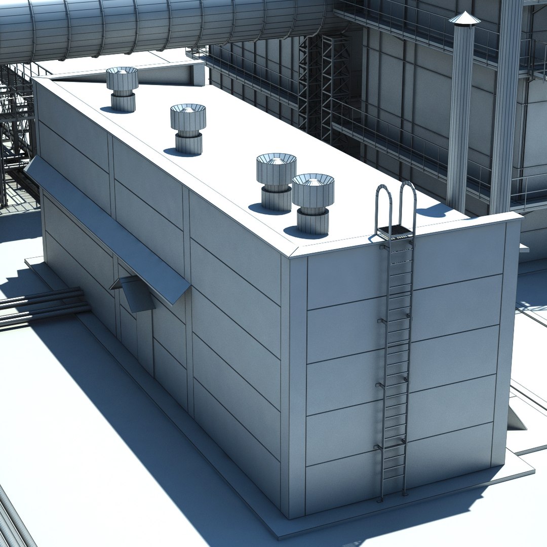 3d Gas Condensate Refinery Model