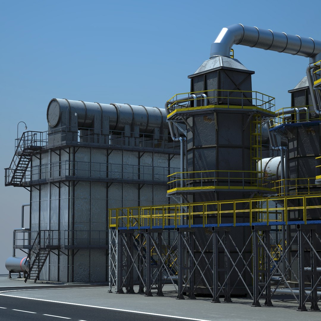 3d Gas Condensate Refinery Model