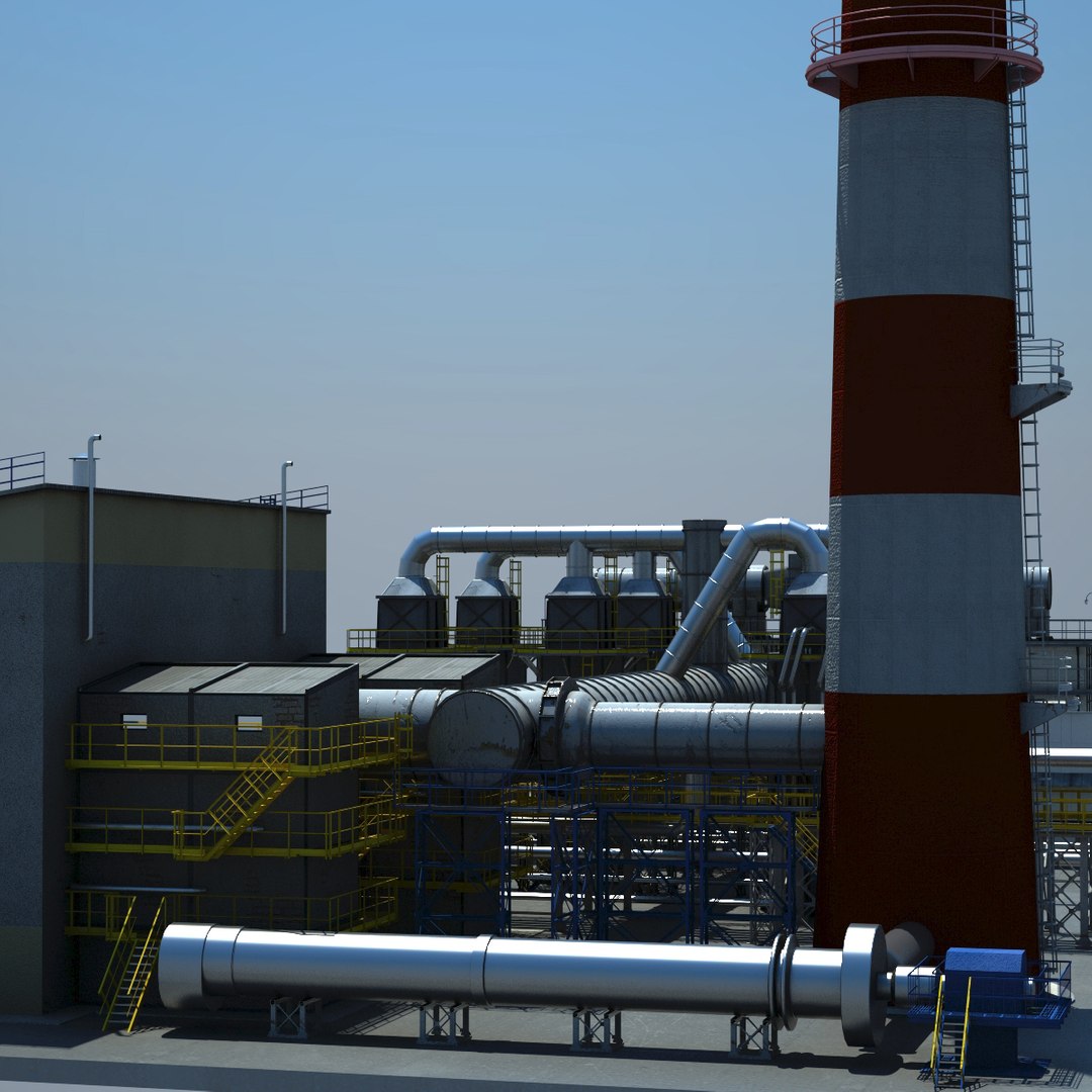 3d Gas Condensate Refinery Model