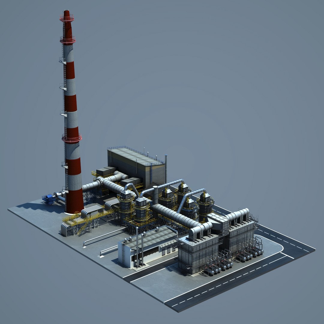 3d Gas Condensate Refinery Model