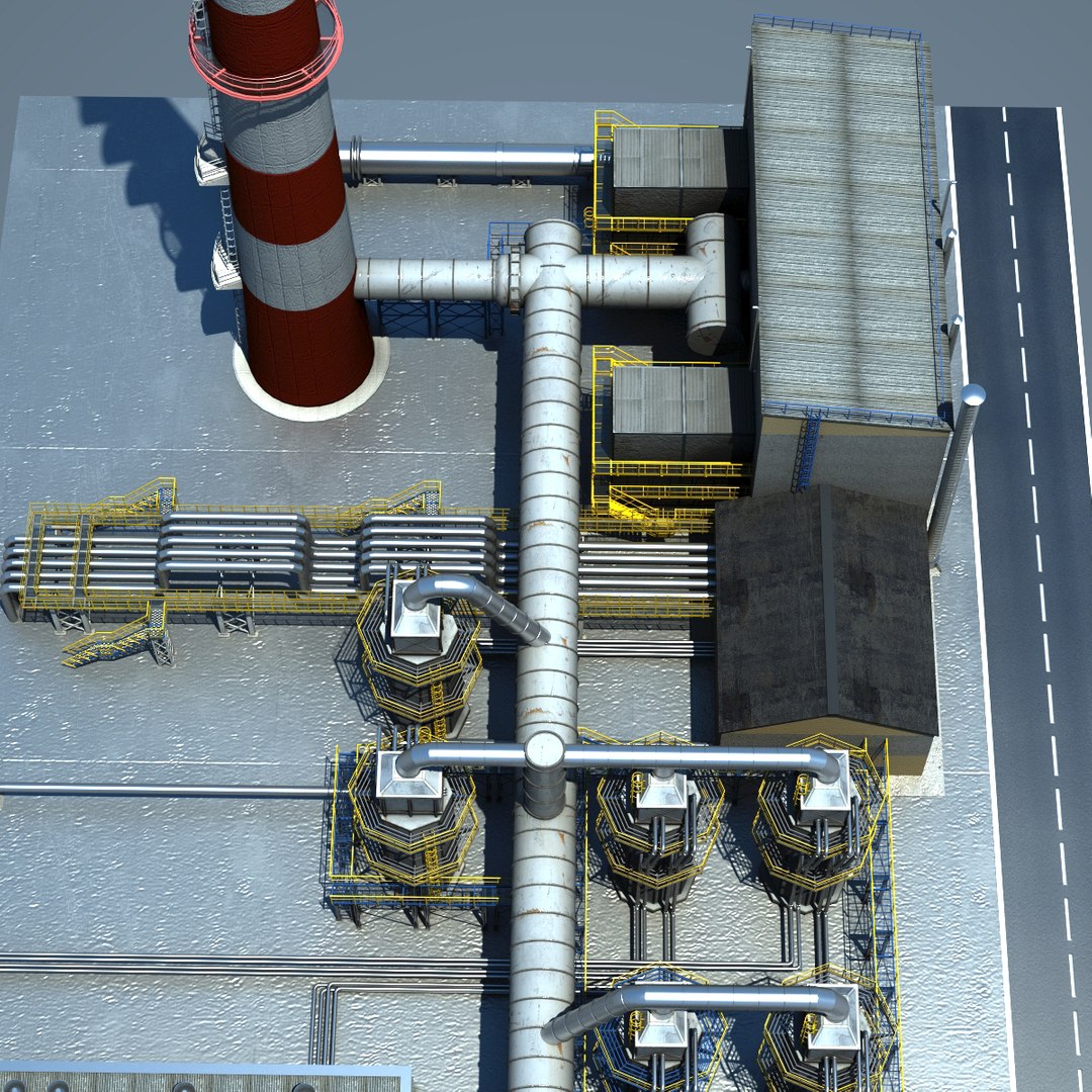 3d Gas Condensate Refinery Model