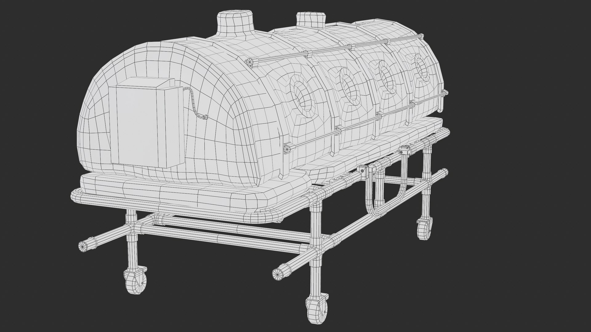 Biological Isolation Chamber Tray PBR 3D model - TurboSquid 2148095