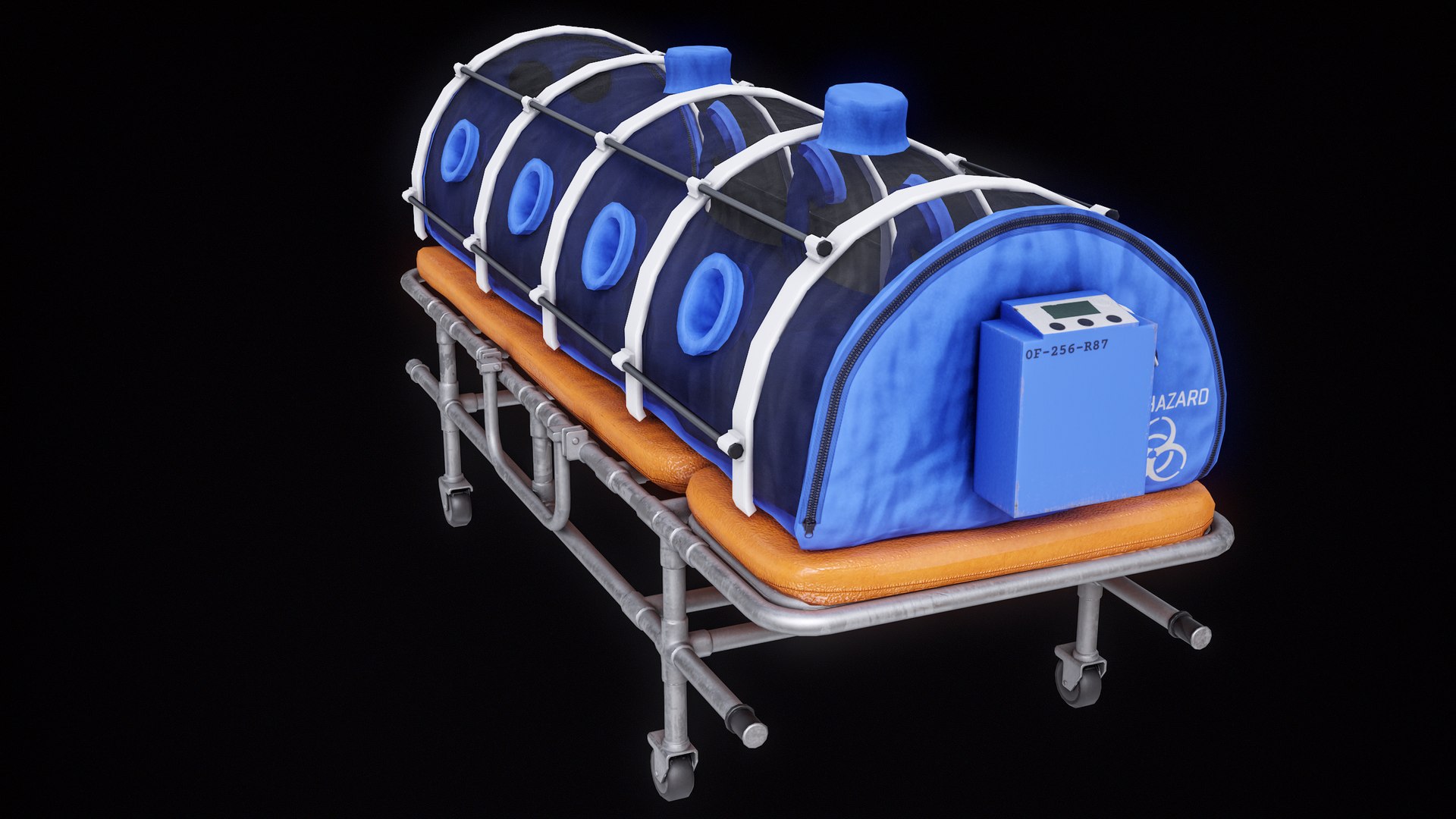 Biological Isolation Chamber Tray PBR 3D Model - TurboSquid 2148095