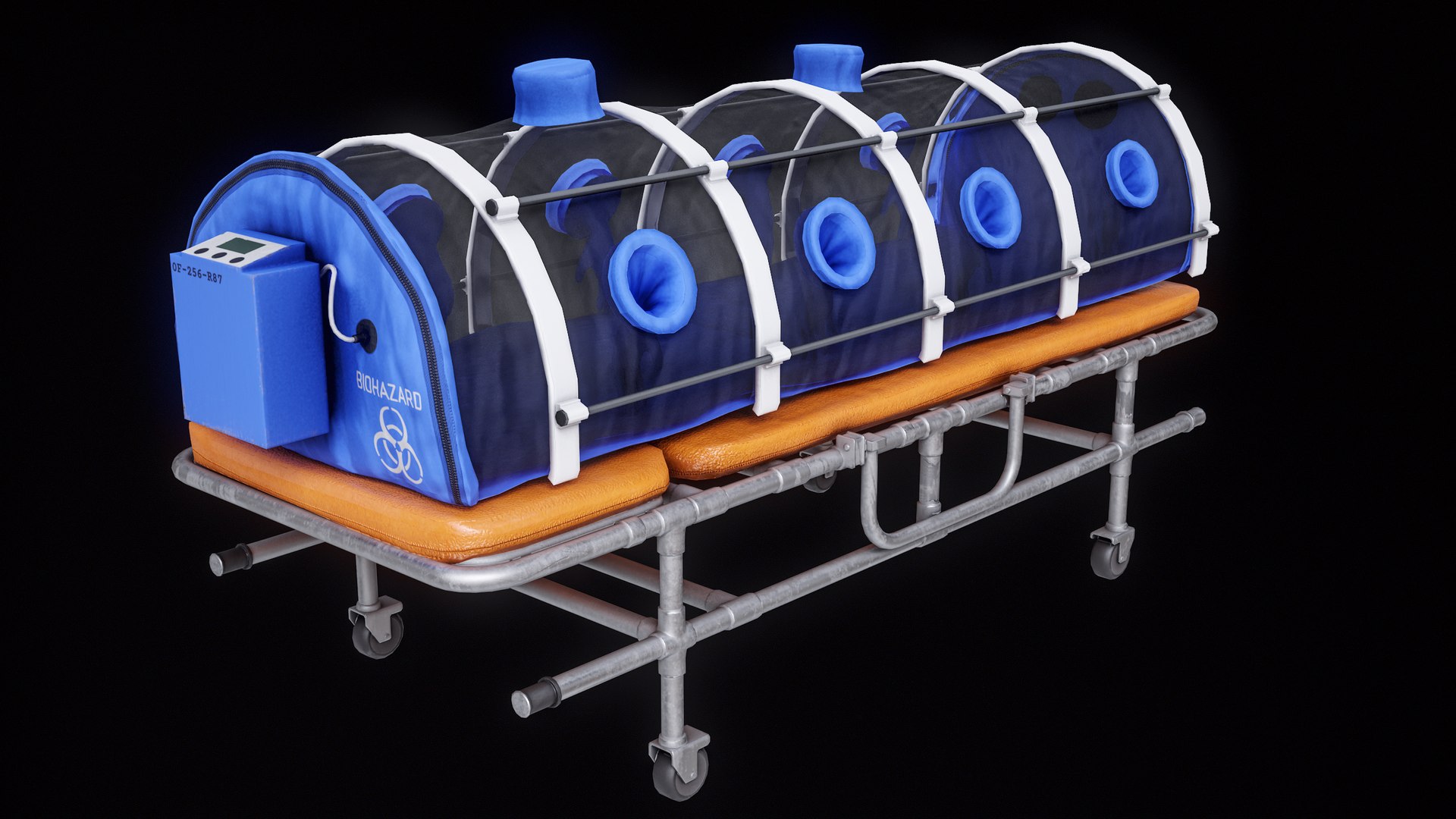 Biological Isolation Chamber Tray PBR 3D Model - TurboSquid 2148095