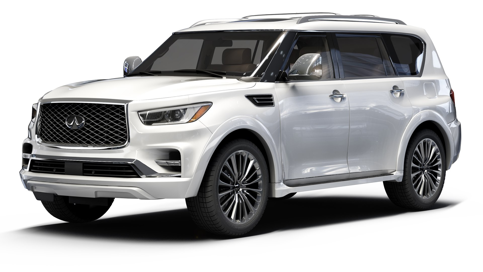 3D INFINITI QX80 Model - TurboSquid 1747267
