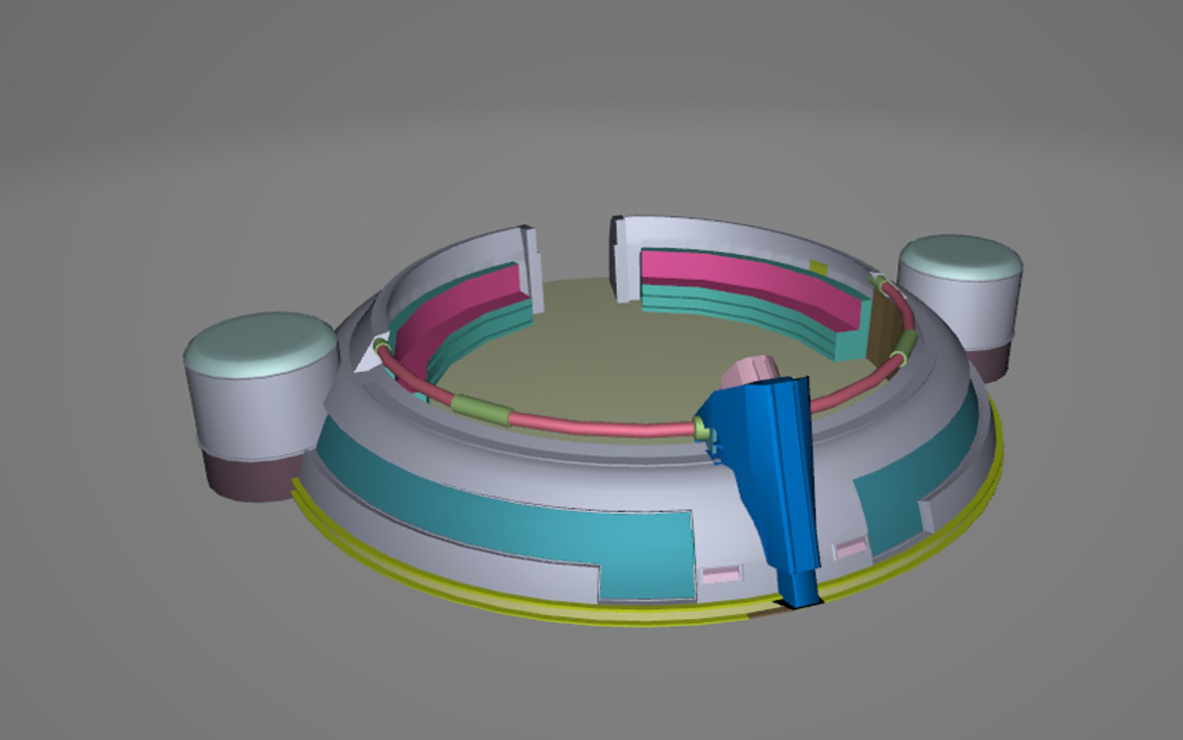 3D Galactic Senate Chamber Model - TurboSquid 1558326