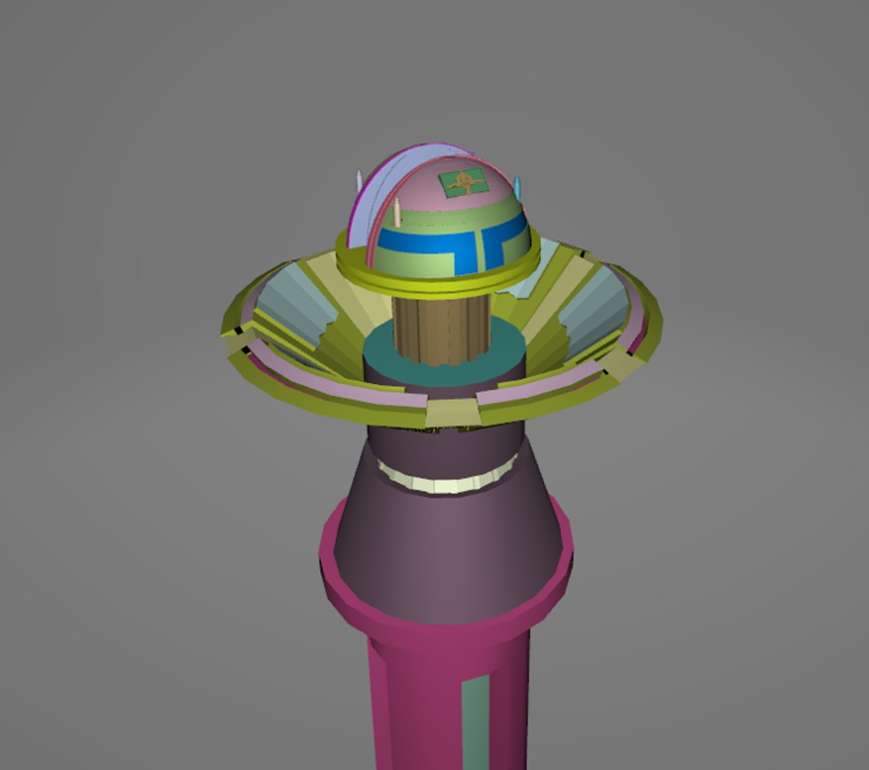 3D Galactic Senate Chamber Model - TurboSquid 1558326