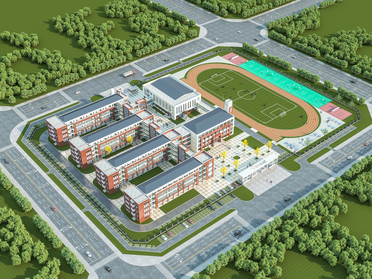 School3D模型 - TurboSquid 1991948
