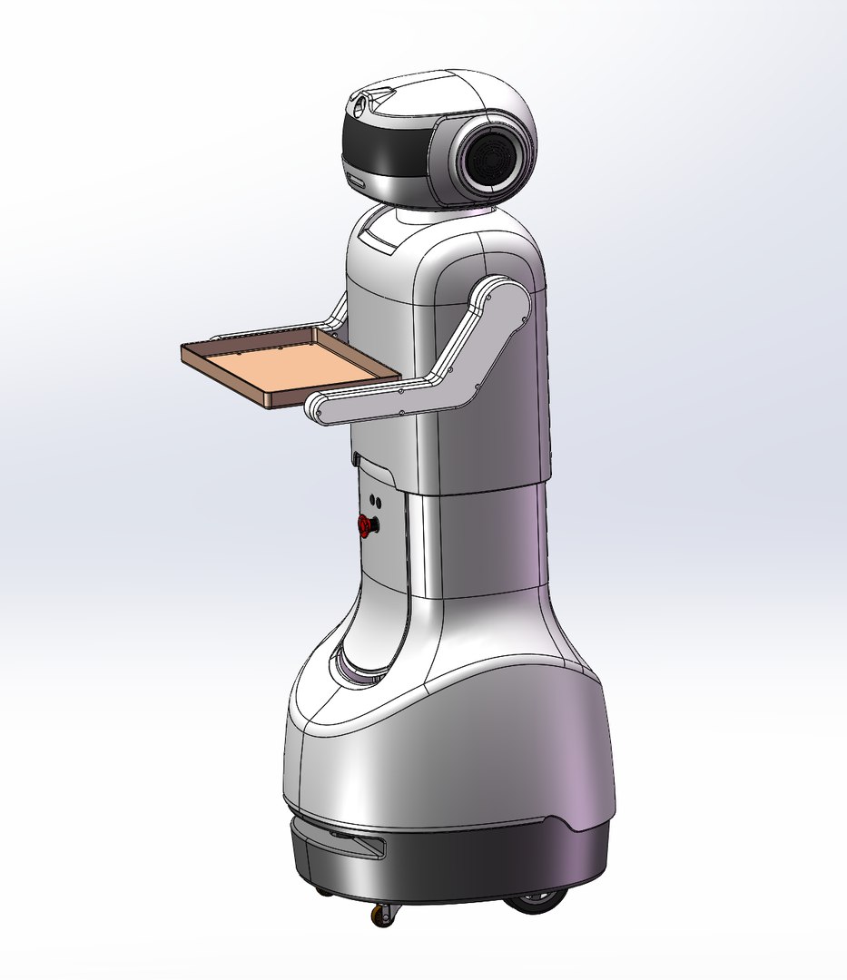 3D Server Robot - TurboSquid 1583106