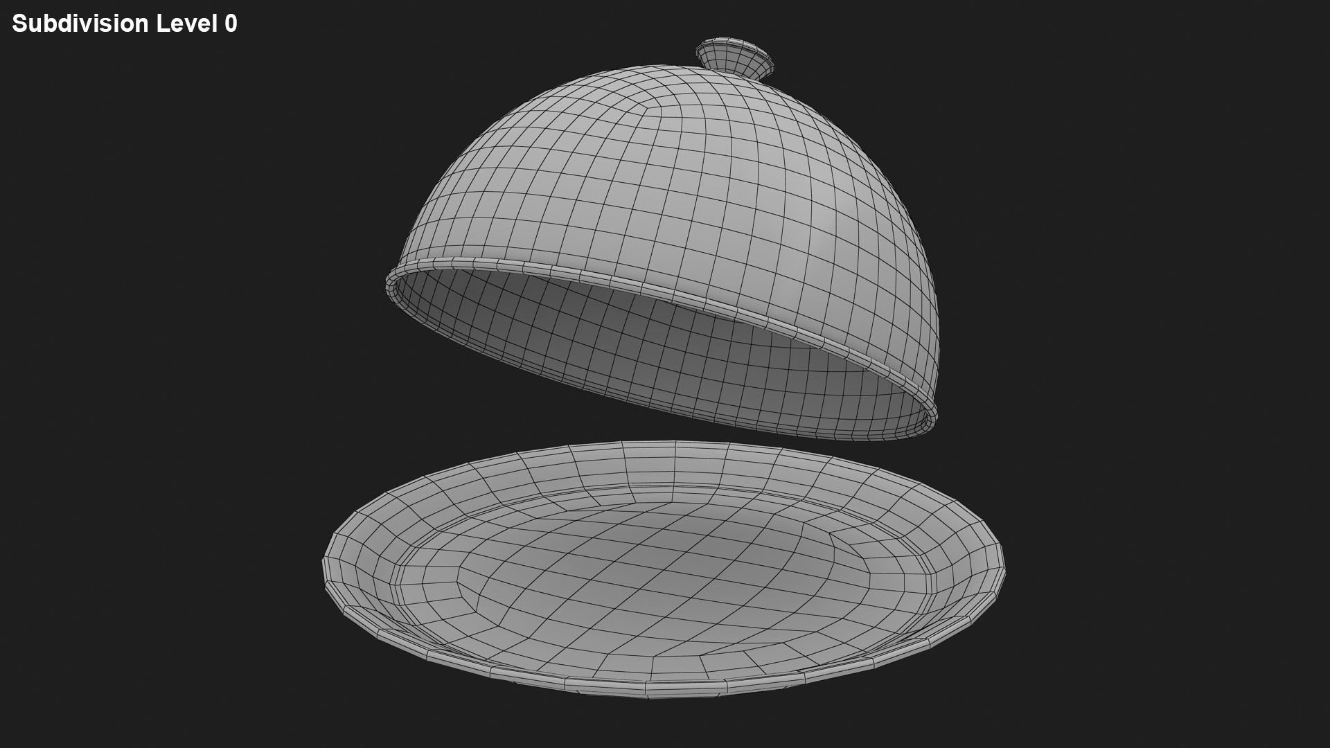 Food Cover Cloche 3D Model - TurboSquid 2211218